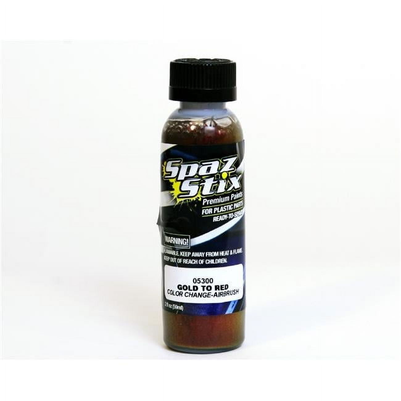 Spaz Stix 05300 Color Change Airbrush Ready Paint Gold/Red 2oz Bottle ...