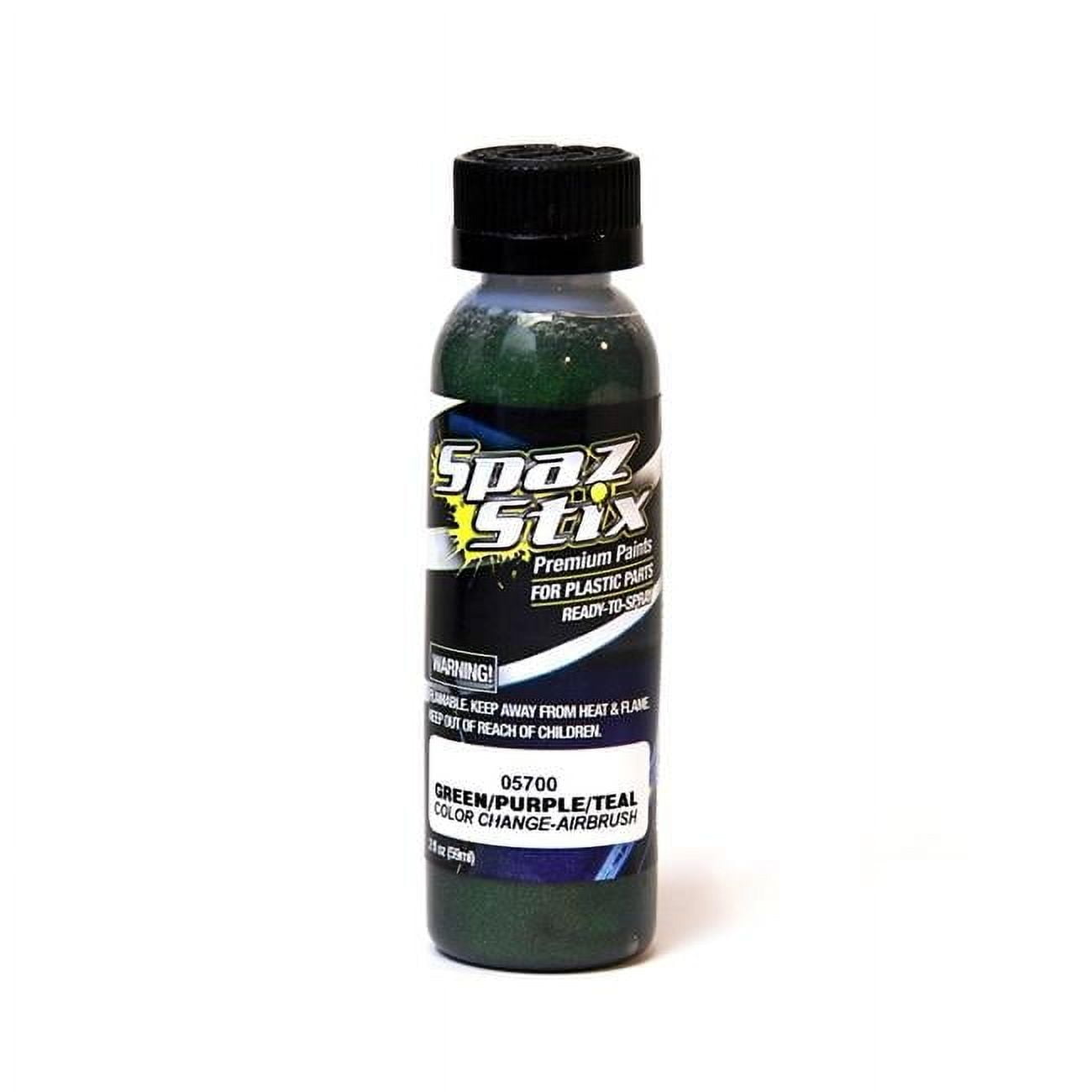 Spaz Stix 05700 Color Change Airbrush Ready Paint Green/Purple/Teal 2oz ...
