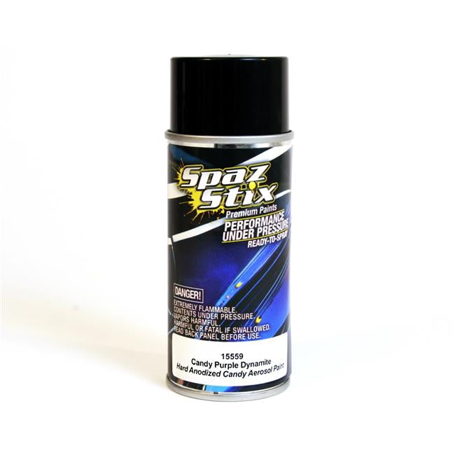 Spaz Stix 15559 Candy Purple Dynamite Aerosol Paint 3.5oz Can - Walmart.com