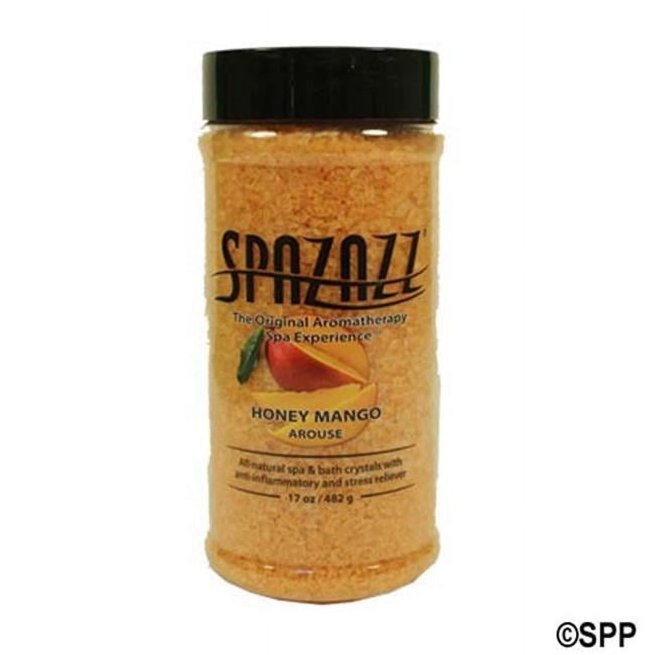 Spazazz 17 oz Jar Crystals Honey Mango Fragrance - Walmart.com
