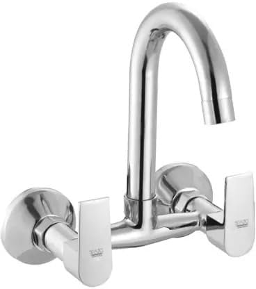 Spazio Aria Brass Heavy Hot Cold Kitchen Sink Mixer Tap with 360 Degree ...