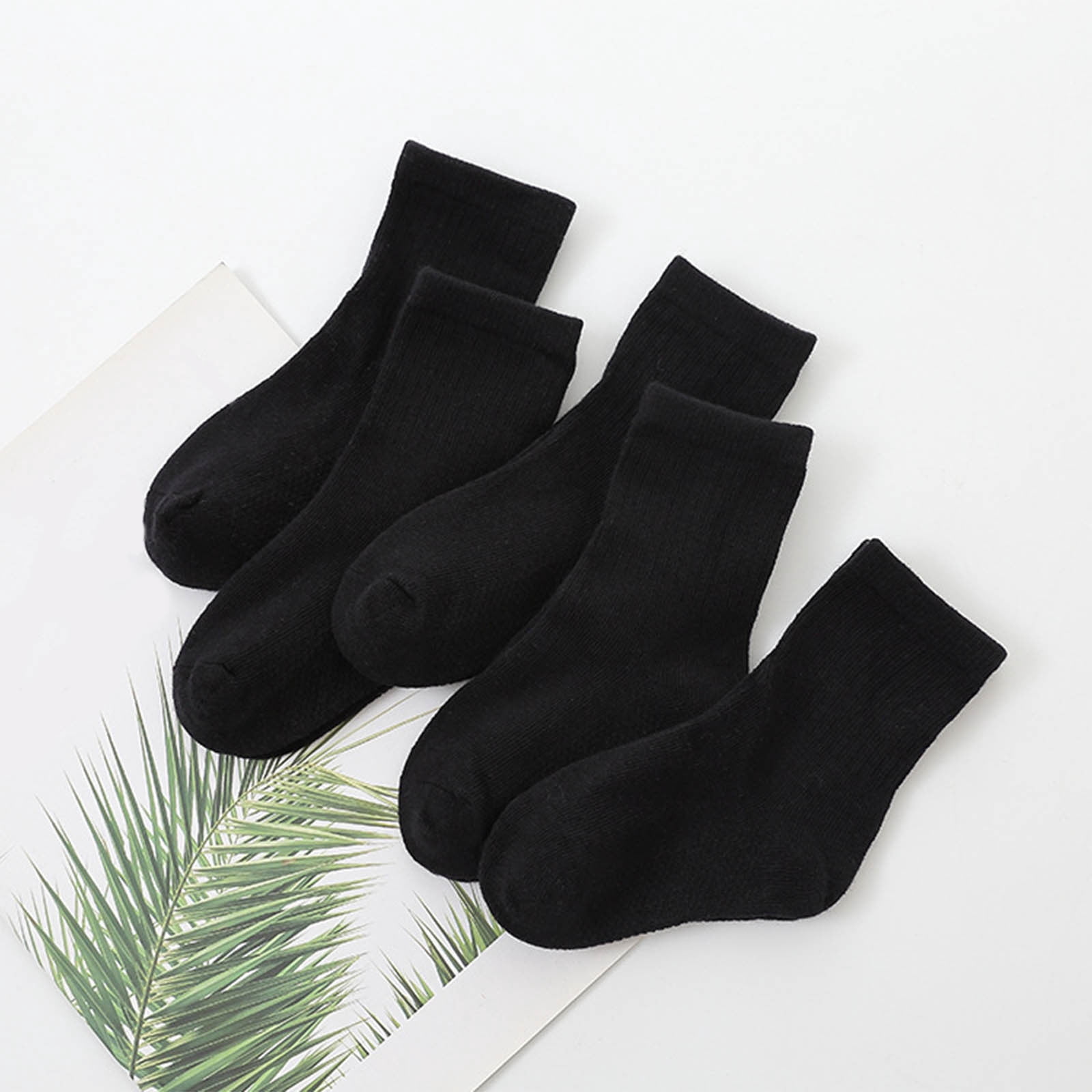 Spazoro Child Girls Socks, Seamless Toe for No Rub Mid-tube Breathable ...