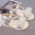 Spazoro Girls Dress Sandals with Bow, Soft Comfortable Adjustable ...