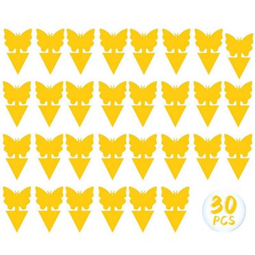 51 Pcs Yellow Dual-Sided Sticky Insect Traps for Flies, Aphids, Indoor ...