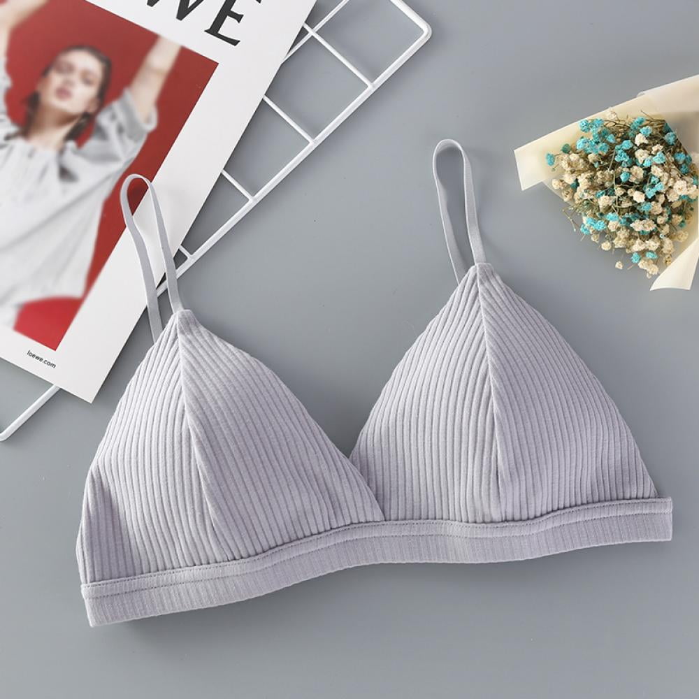 Spdoo Bralettes For Women Triangle Bra Wireless Padded Bralette Wire ...