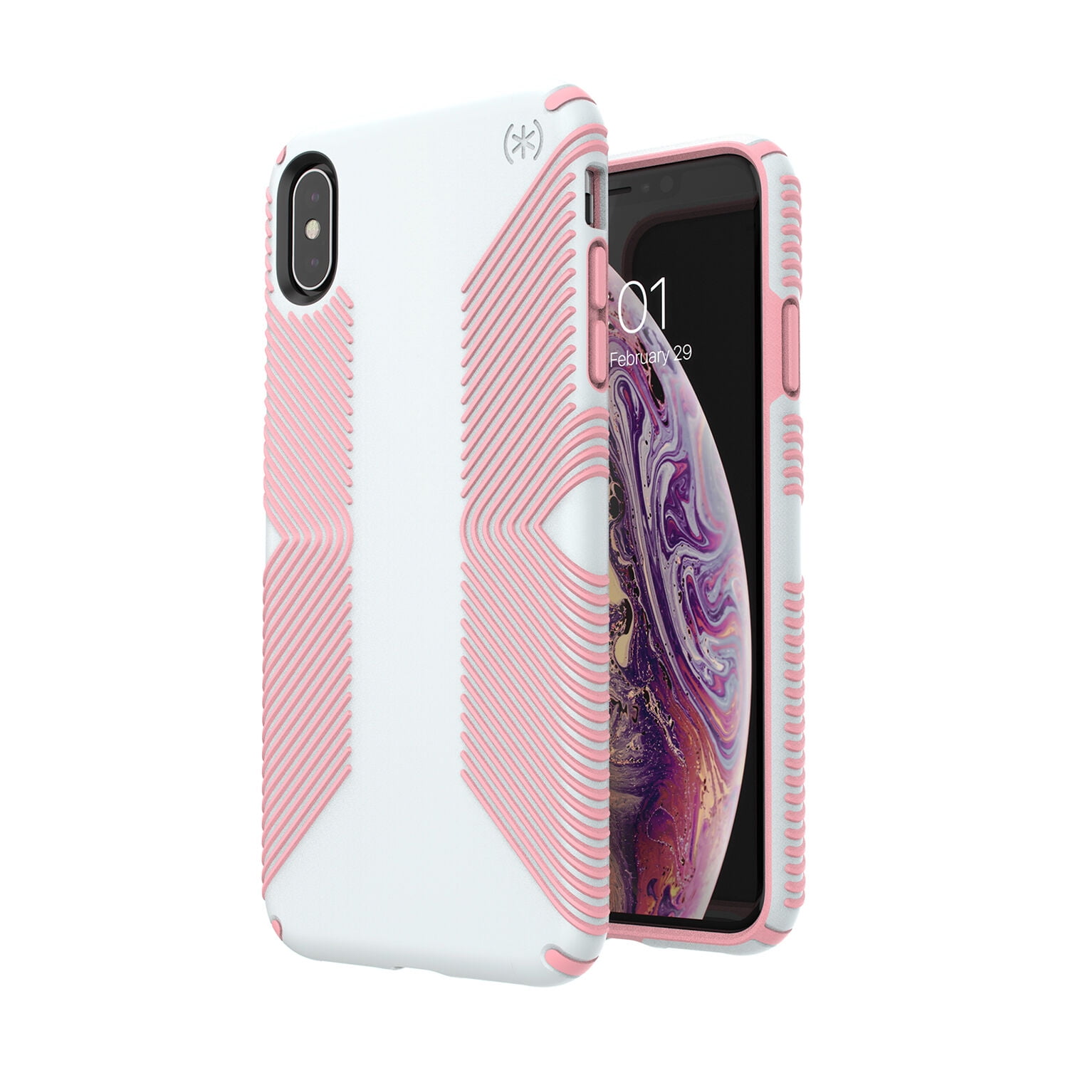 Presidio Grip XS Max Dove Grey/Tart Pink 10FT Drop Protection - Walmart.com