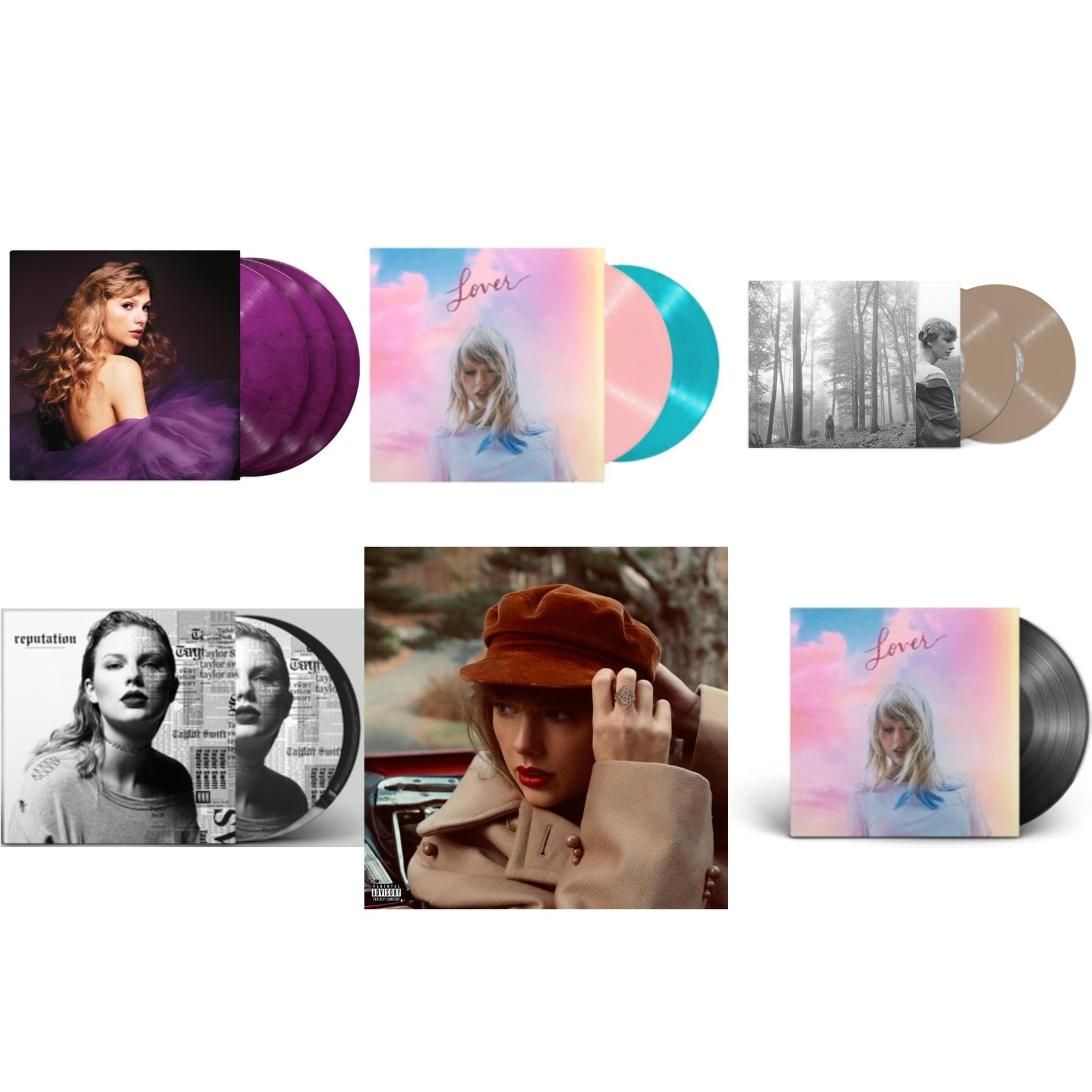 Speak Now (Taylor's Version) (Orchid Marbled Vinyl/3LP) & Lover ...