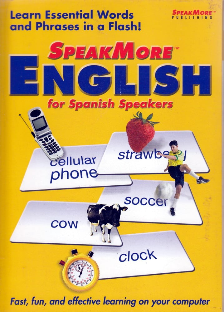 SpeakMore ESL CDRom Software for Spanish Speakers - Learn English ...