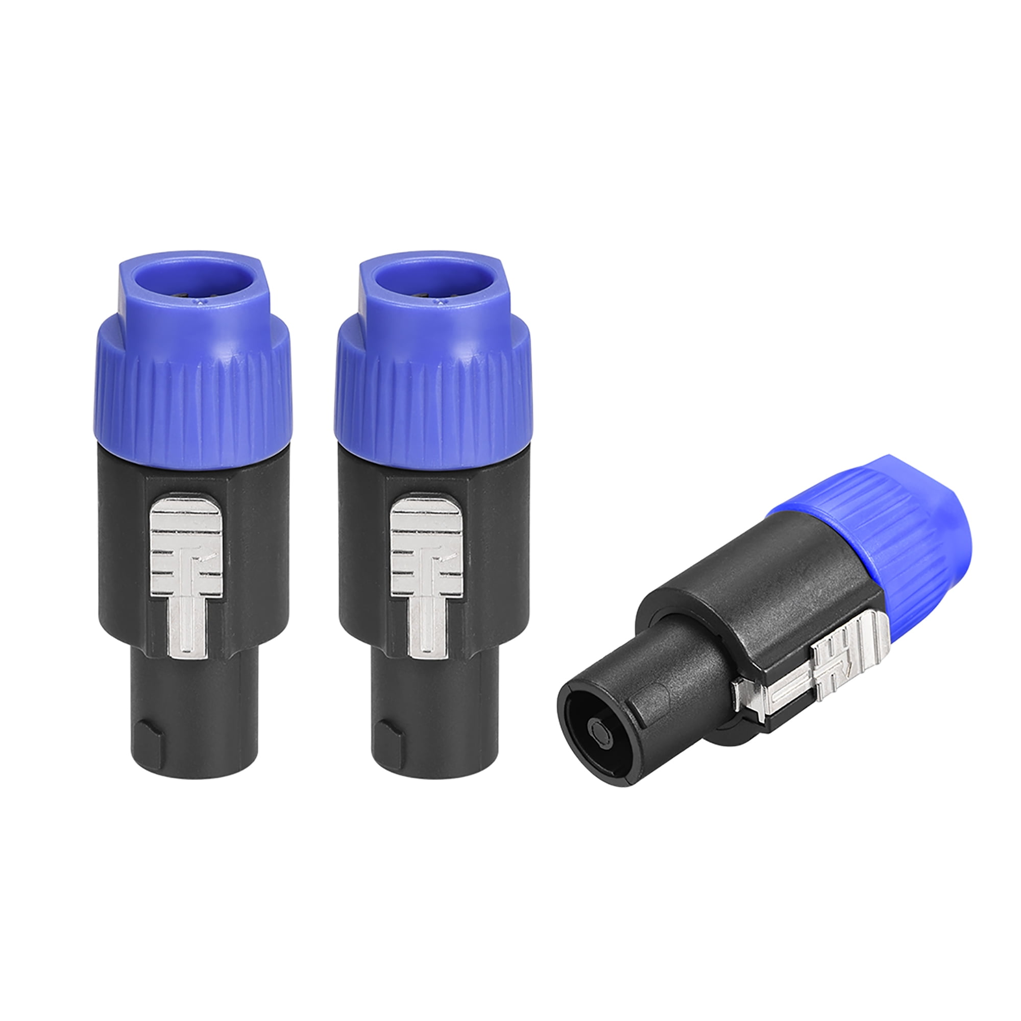 SpeakOns Speaker Male Adapter Connectors,4-Pole Speaker Plug Twist Lock ...