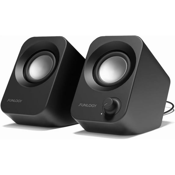 Speaker - 14W Stereo PC Speakers, USB Powered, Compact Size with 30 ...