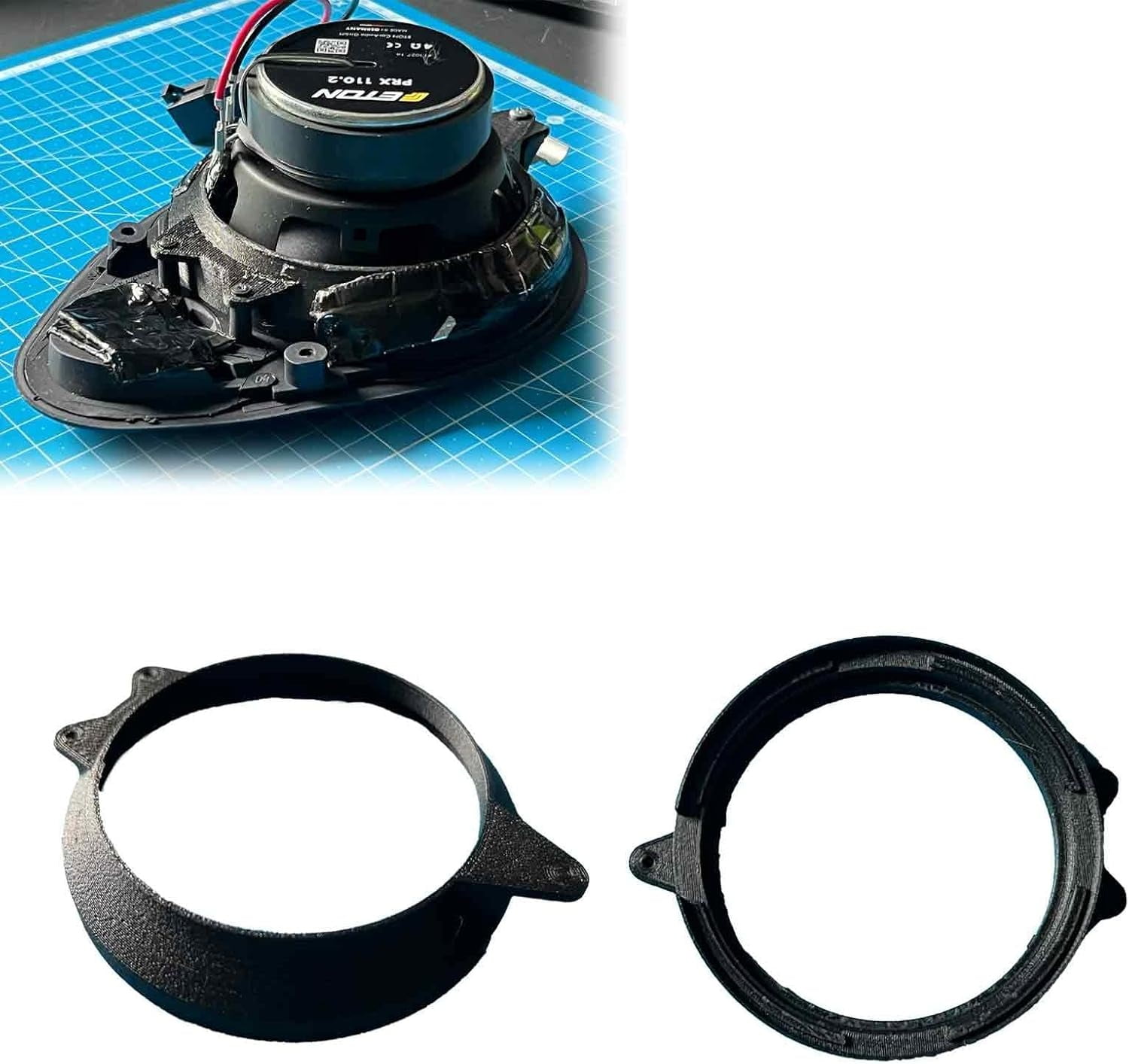 Speaker Adapter Bracket for Porsche 996 986 Speakers - Non-Destructive ...