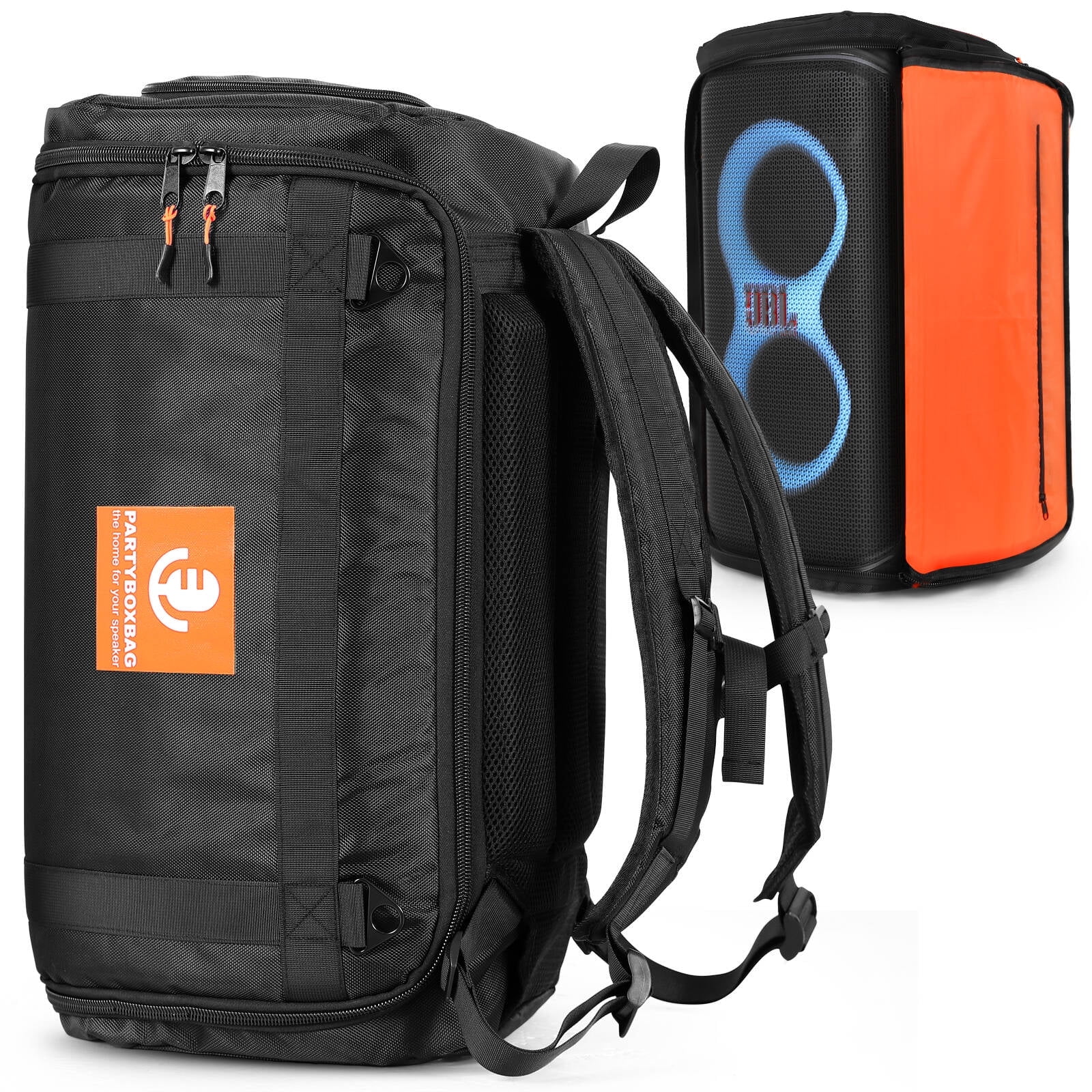 Speaker Bag Rugged Speaker Bag Carry Case Compatible with JBL Party Box ...