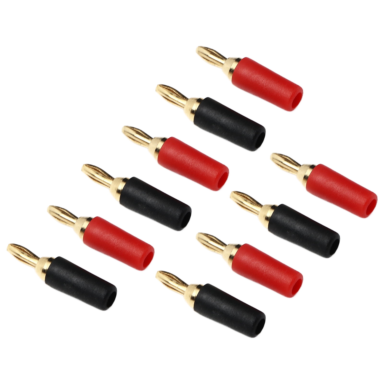 Speaker Banana Plug,5 Sets 2.5mm Banana Plug Brass Gold Plated ...