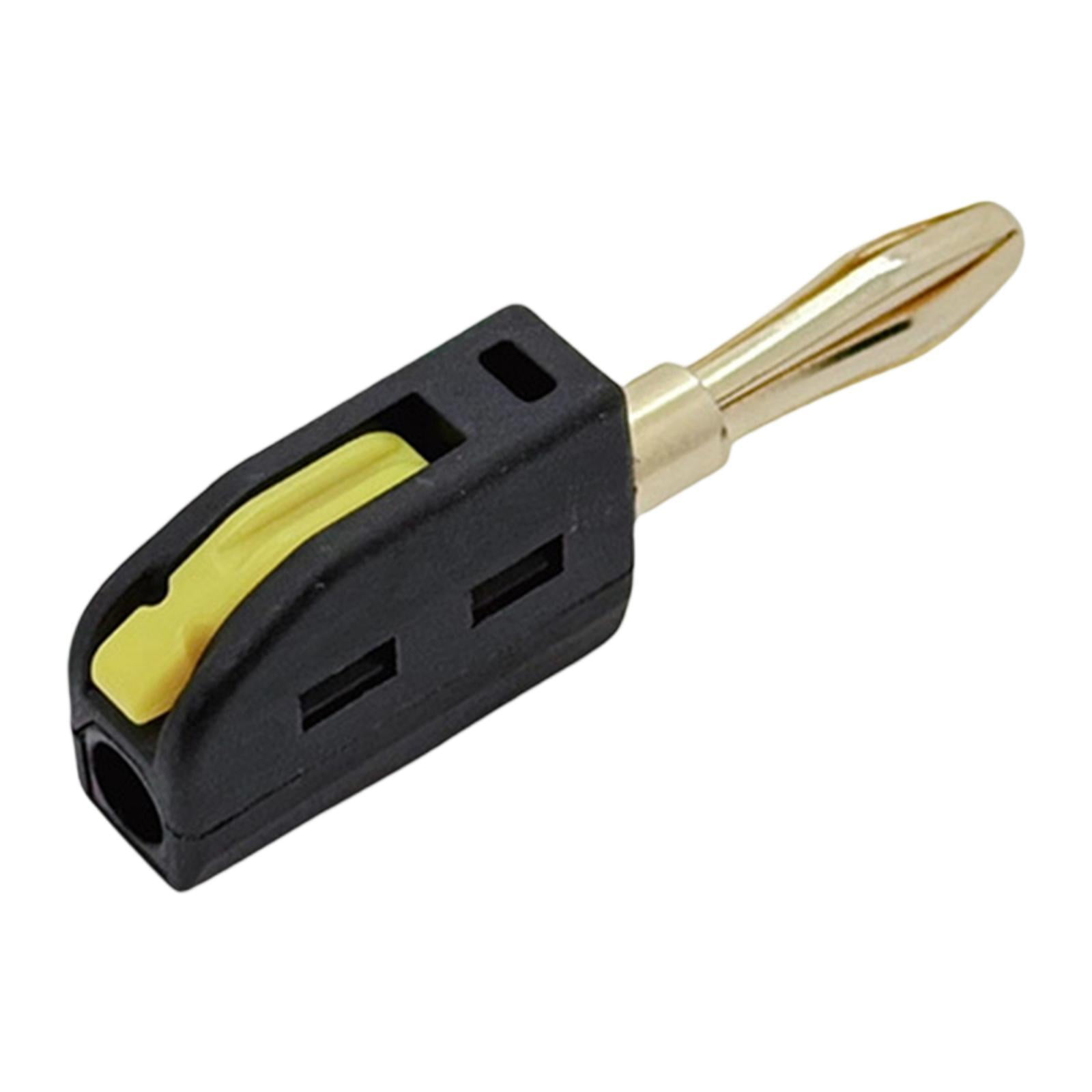 Speaker Banana Plugs Speaker Connector Cable Adapter Solderless Quick ...