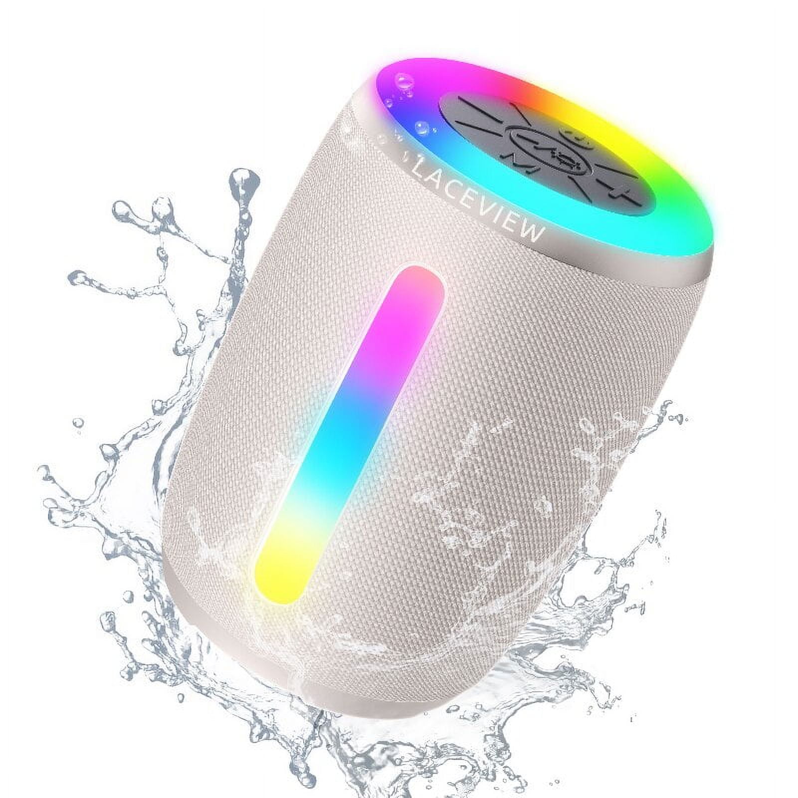 Speaker Bluetooth, stereo, TWS pairing, LED, call, radio, waterproof ...