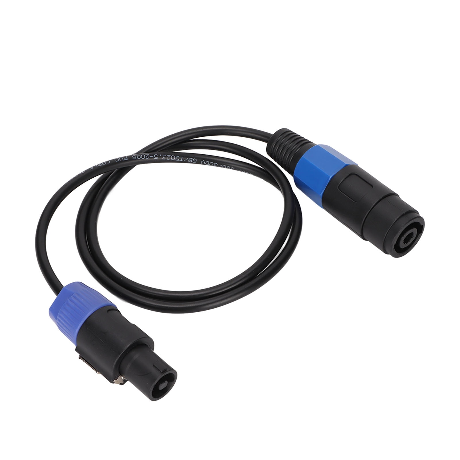 Speaker Cable Professional Male to Female 4 Core Plug Ohm Head Speaker ...