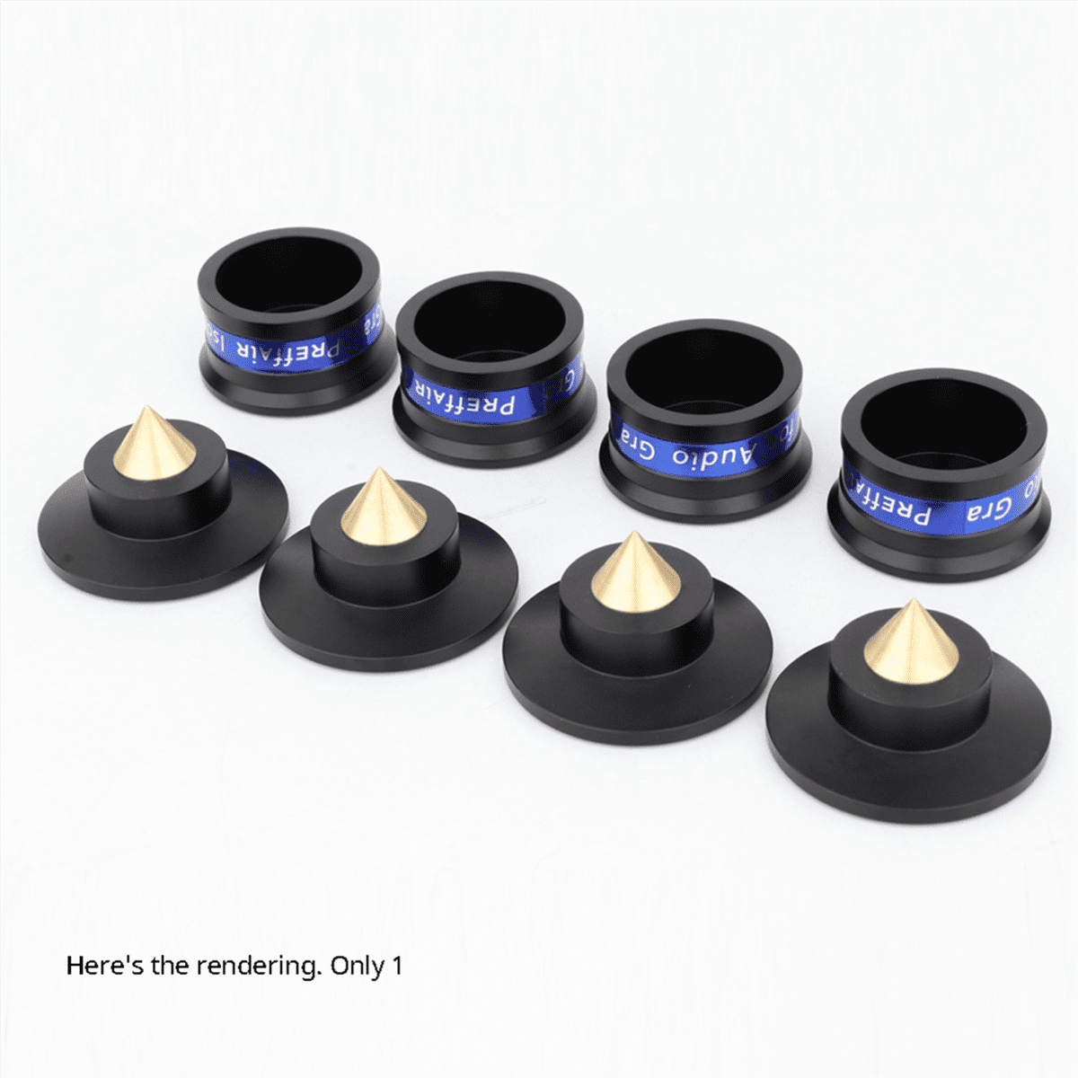 Speaker Isolation Spikes Speaker Base Pads with Non-Slip Base Pad ...