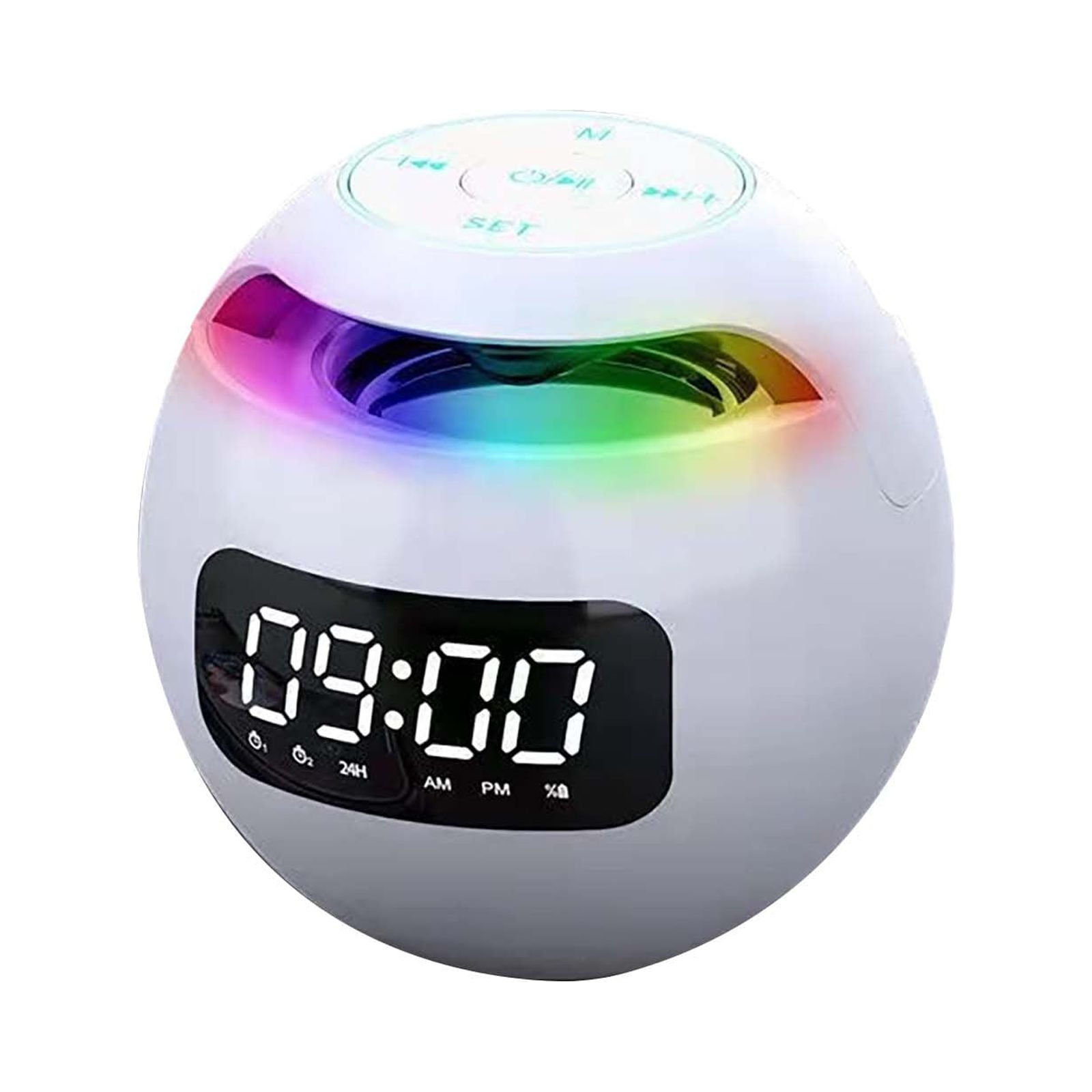 Speaker Portable Wireless Speaker With Alarm Clock 5.0 Speaker Ideal ...