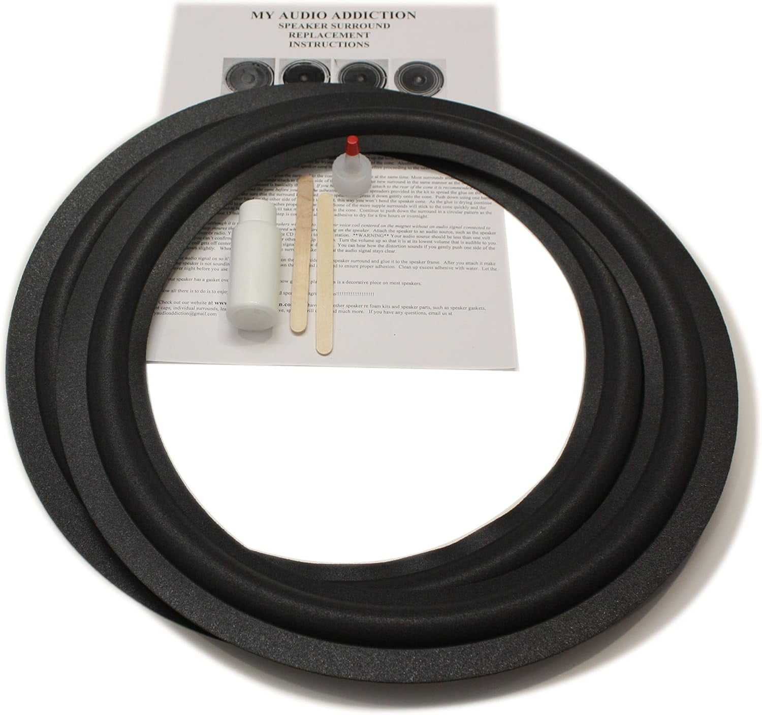 Speaker Repair Kit for Realistic Mach 3 15" Mach III - Walmart.com