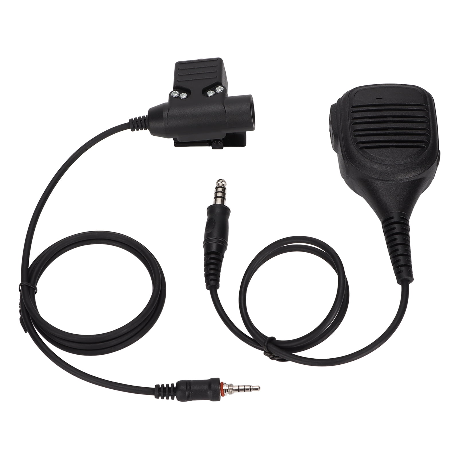 Speaker Shoulder Mic 7.1mm Shoulder Microphone with U94 PTT for Yaesu ...