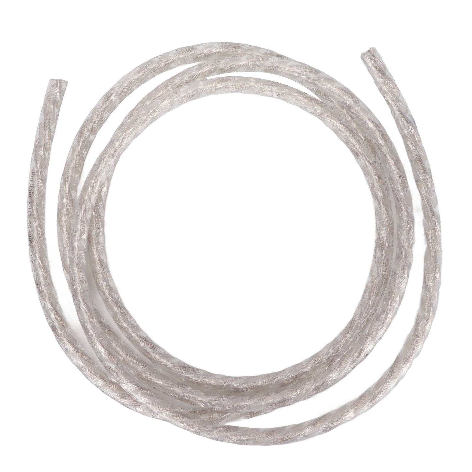 Speaker Signal Cable OFC Silver Plated High Fidelity Low Loss Stereo ...