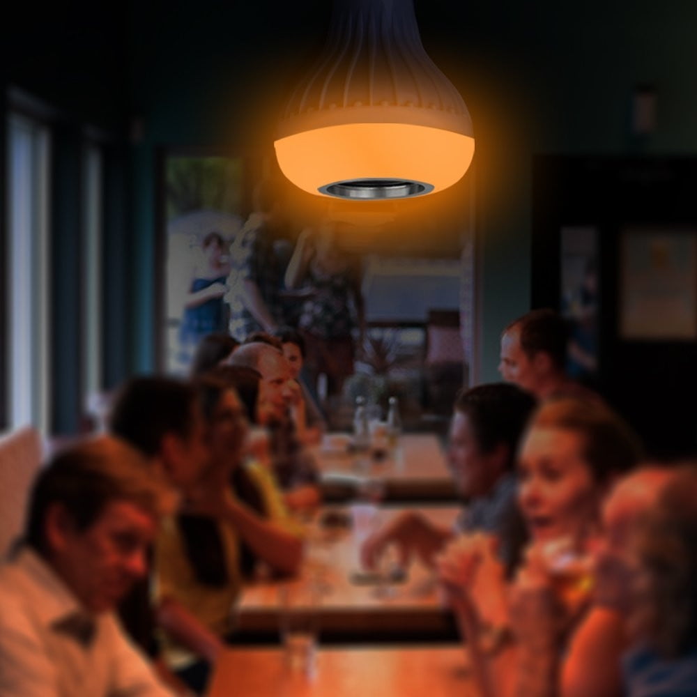 Speaker Speaker Bulb Built-In Light with Rgb Audio Musicled Bluetooth ...
