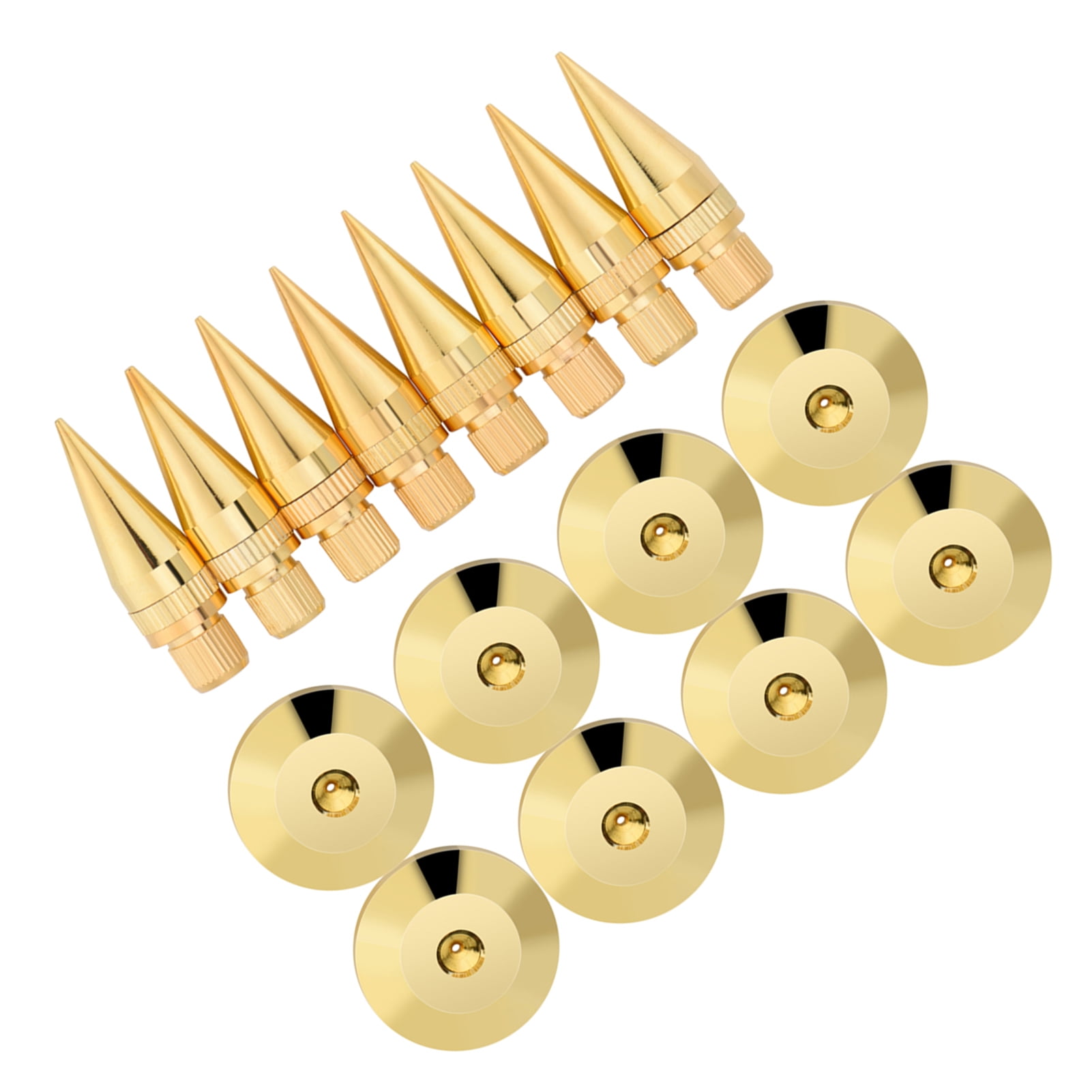 Speaker Spike Pad Kit, 8 Pairs 6 x 36mm Copper Speaker Spike Isolation ...