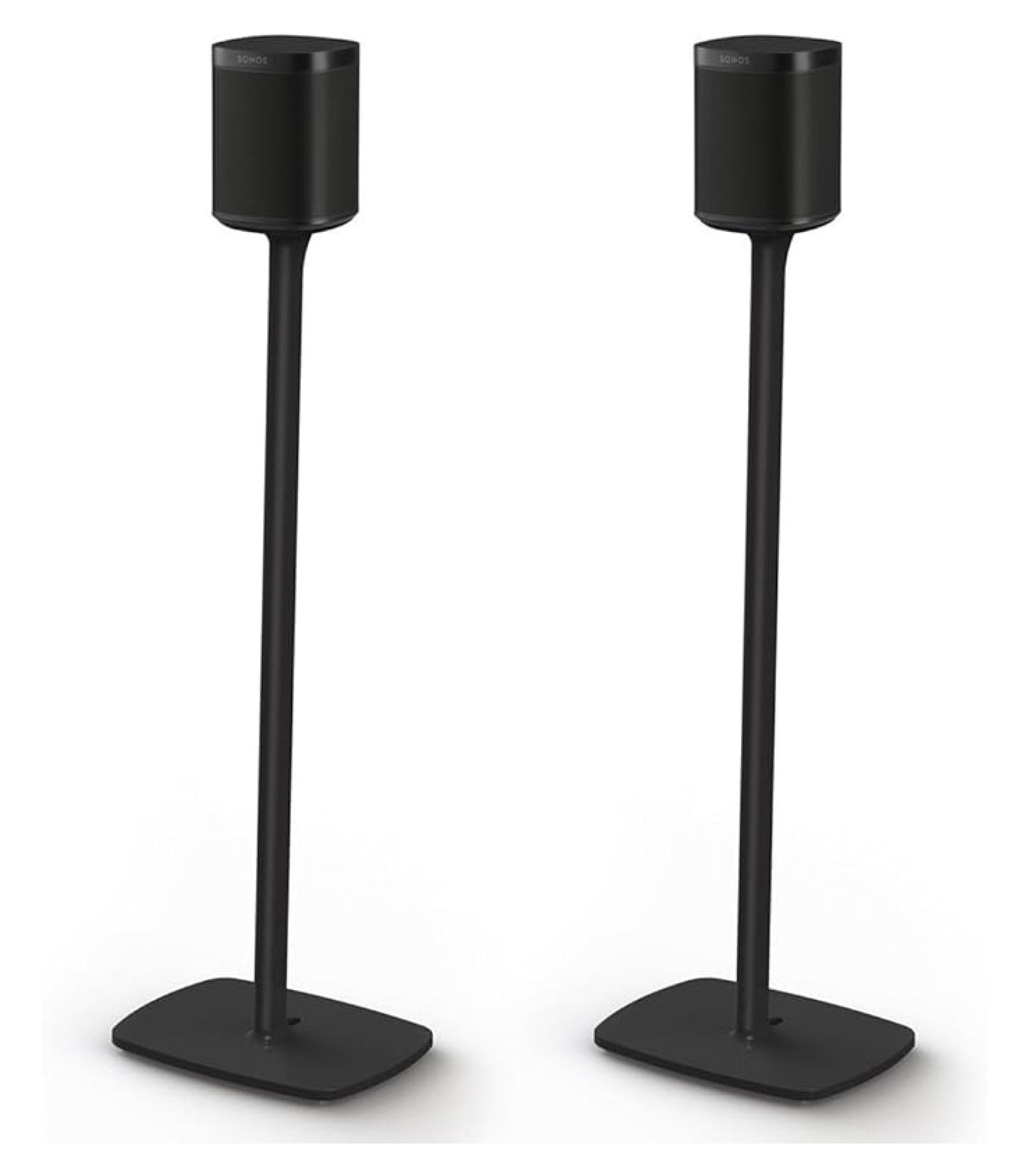 Speaker Stands - Pair (Black) - Universal Floor Standing Speakers ...