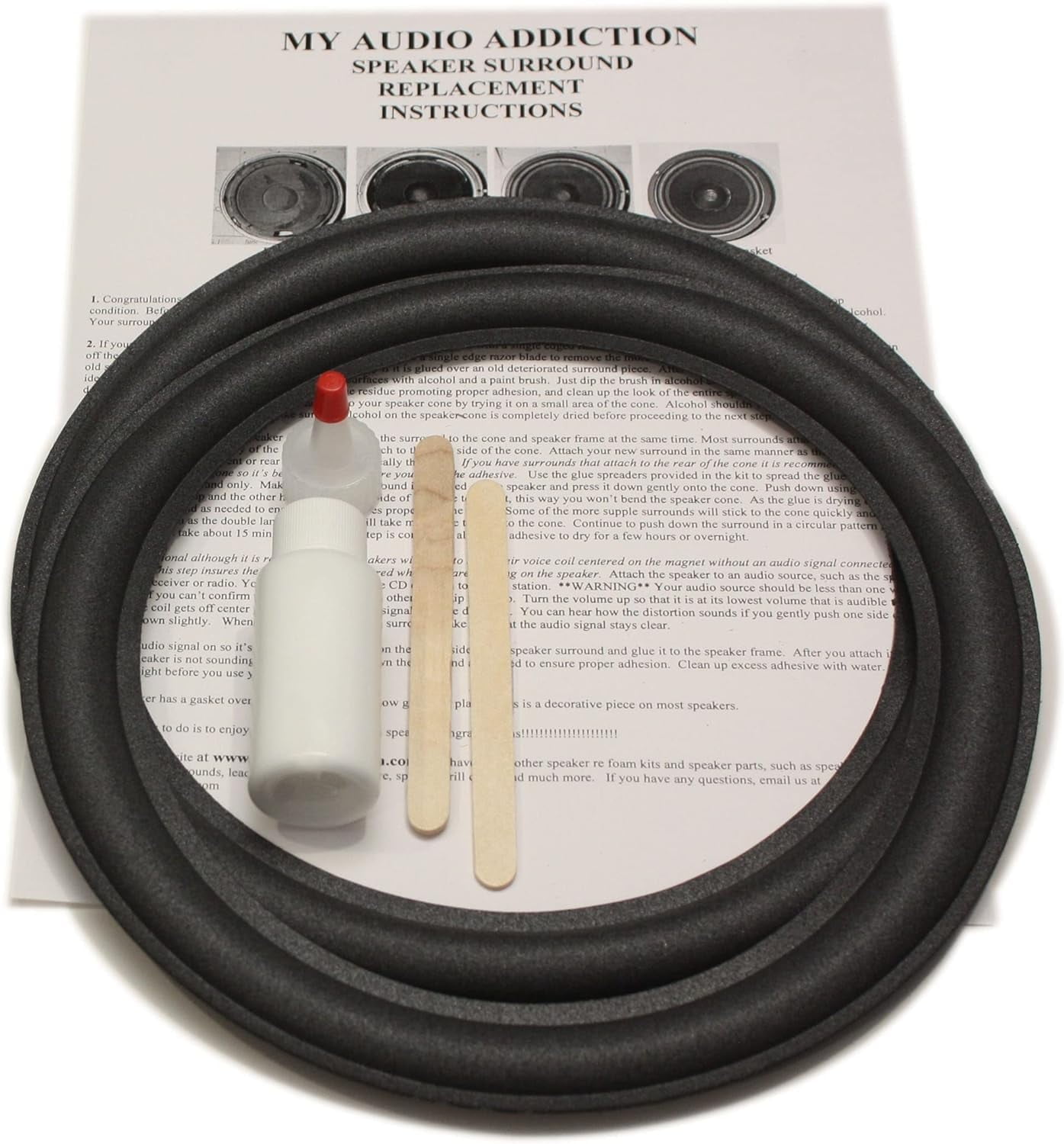Speaker Surround Kit Advent 10" 2004, 4002, 5000, 5002, 5012, Advent 1 ...