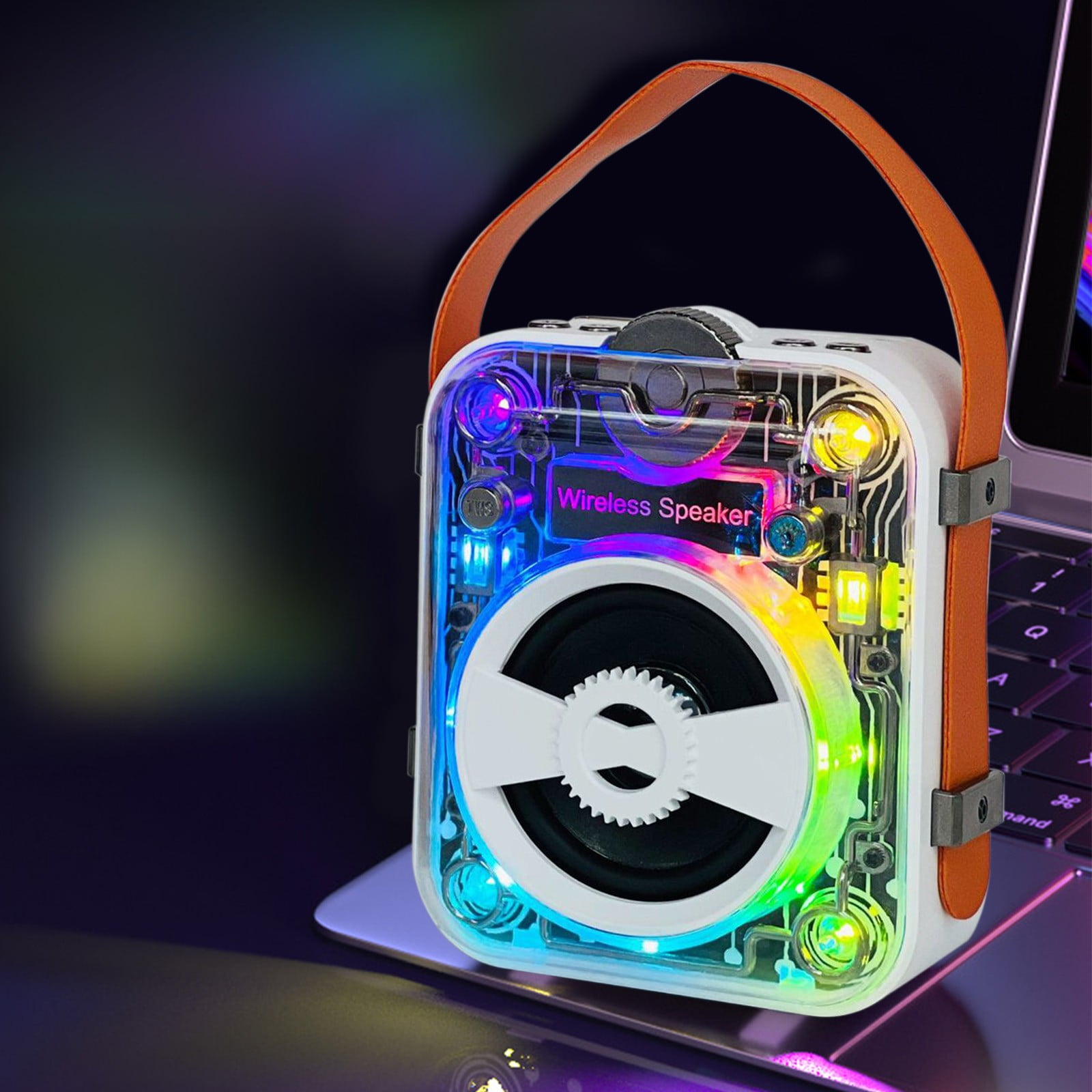 Speaker Wireless Bluetooth Stereo Punk Mechanical Handheld Wireless ...