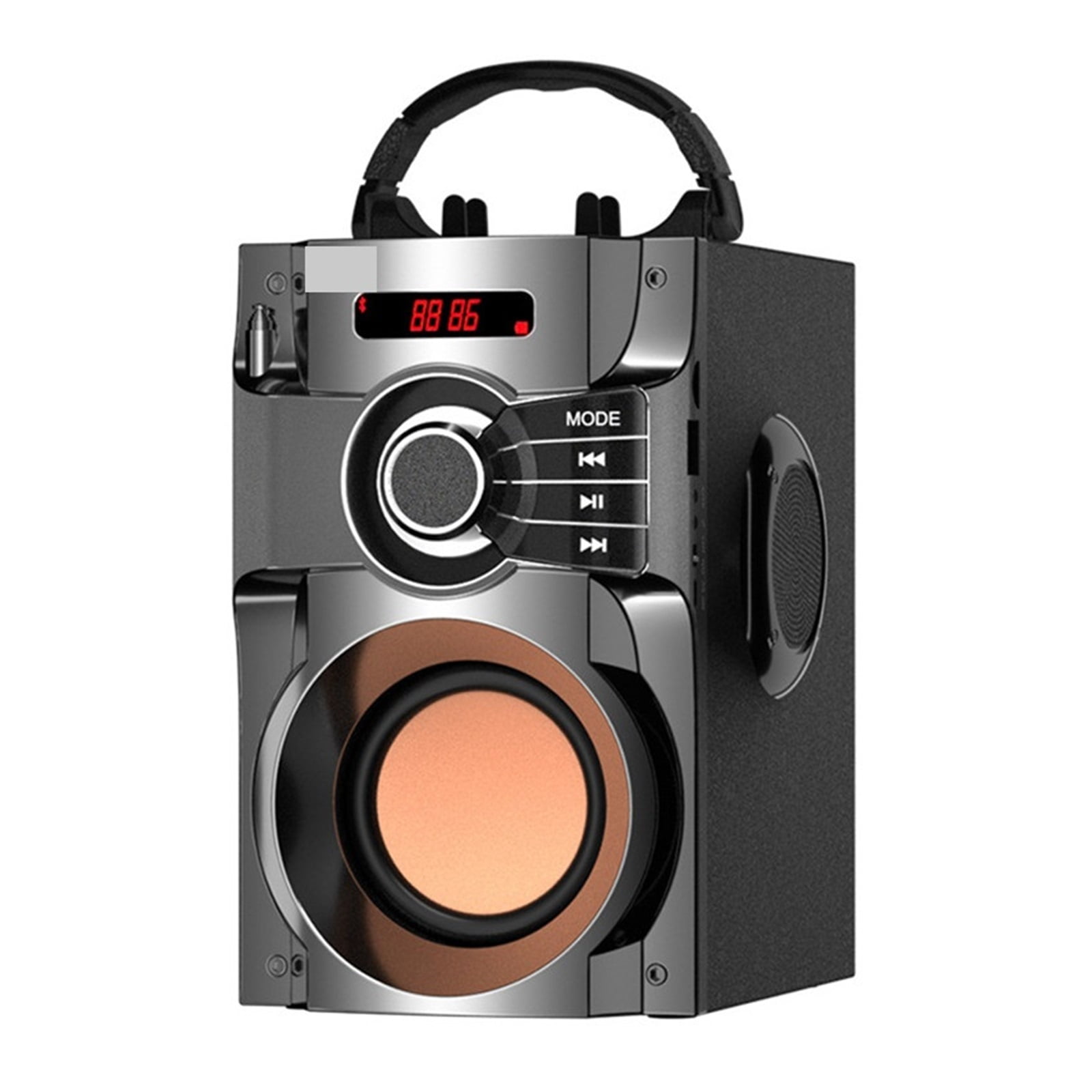 Speaker Wireless Subwoofer FM Radio 3D Stereo Sound Portable Remote USB ...