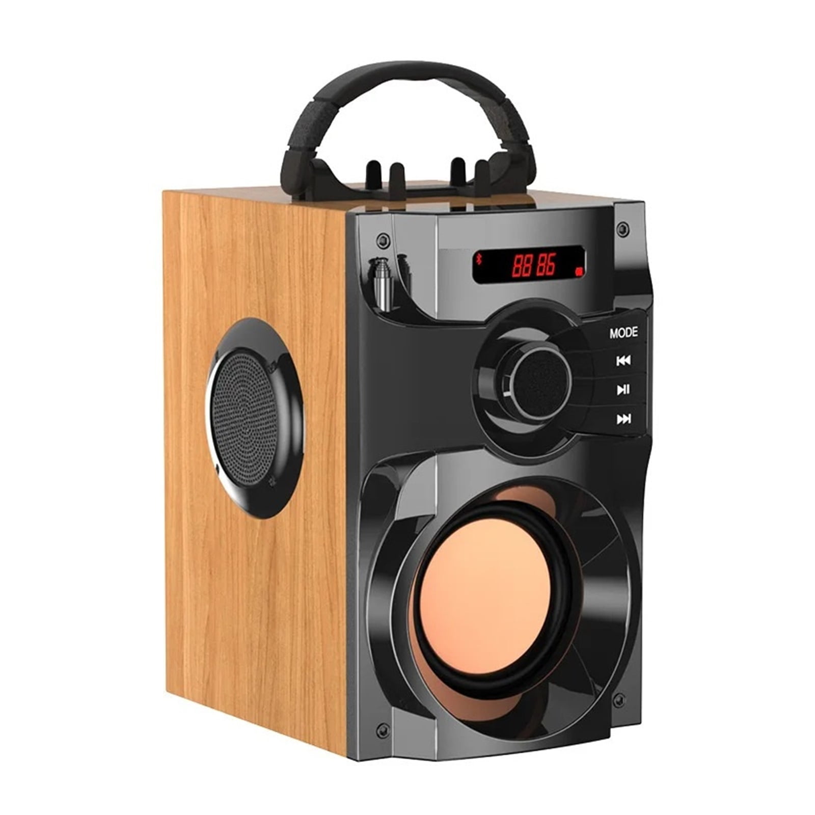 Speaker Wireless Subwoofer FM Radio 3D Stereo Sound Portable Remote USB ...