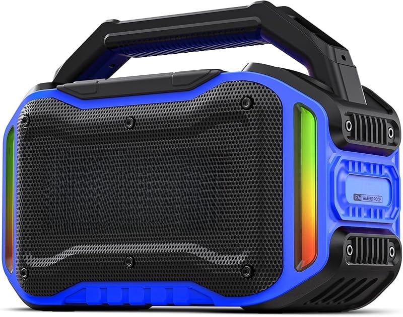Speakers Bluetooth Wireless: 80W(Peak) Loud Speaker with Bass, 20H ...