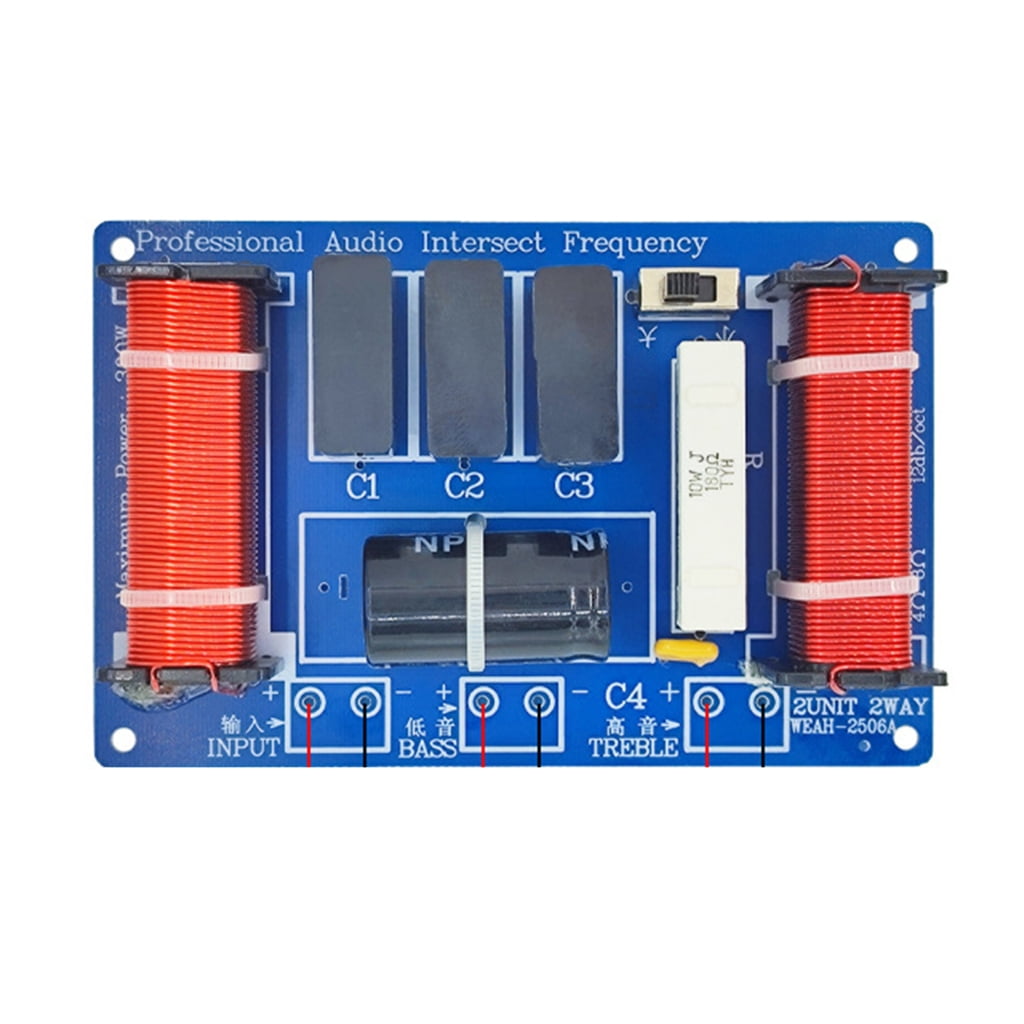 Speakers Crossovers Module, 2 Way High/Low Frequency Distributors for Home Sound Systems ...