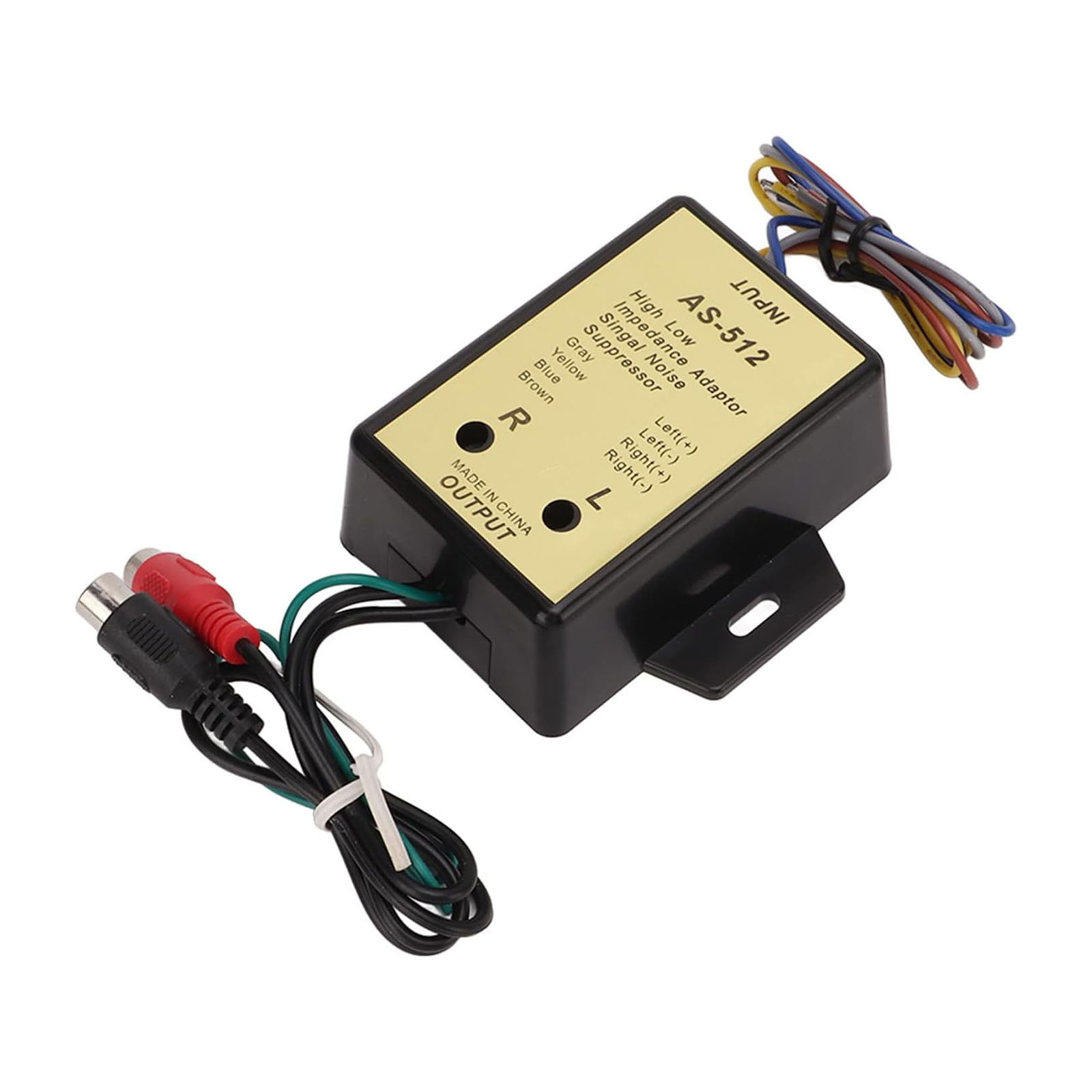 Speakers Levels Output Converter 2 Channel Line High Low Impedance ...