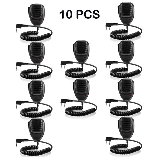Speaking Microphone for Radio Two Way Walkie Talkie Speaker Mic with ...