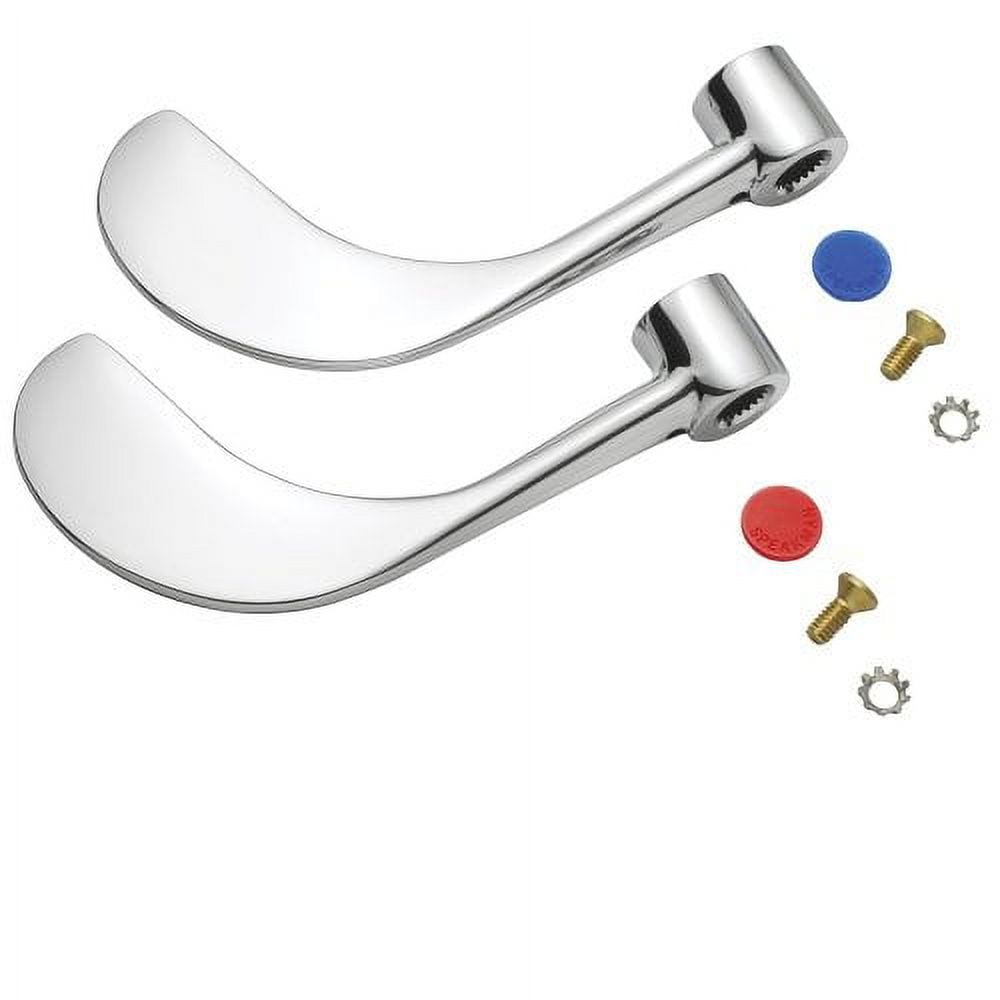 Speakman A-4WRIST Commander 4-Inch Wrist Blade Handle Set, Polished ...
