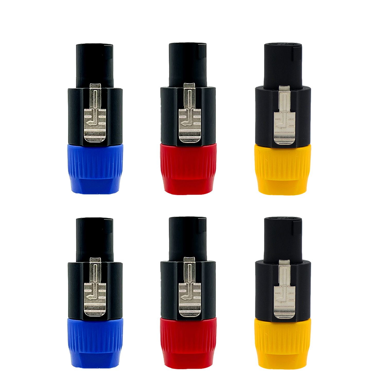 Speakon Adapter 6 Pack High Quality Audio Jack Male Audio Pin Speaker ...