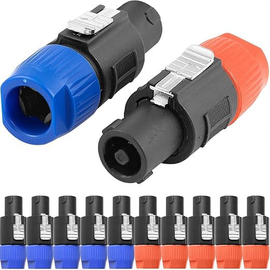 for Speakon Connector NL4FC Speaker Audio Cable Adapter, 4 Pole Male ...