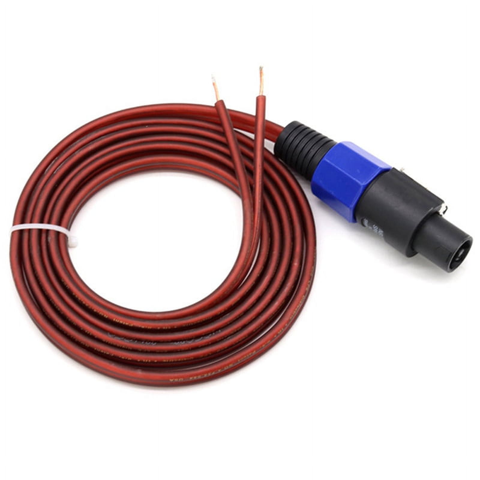Speakon Speaker Cable Wire Open End Cable, Speakon to Speaker Wire ...