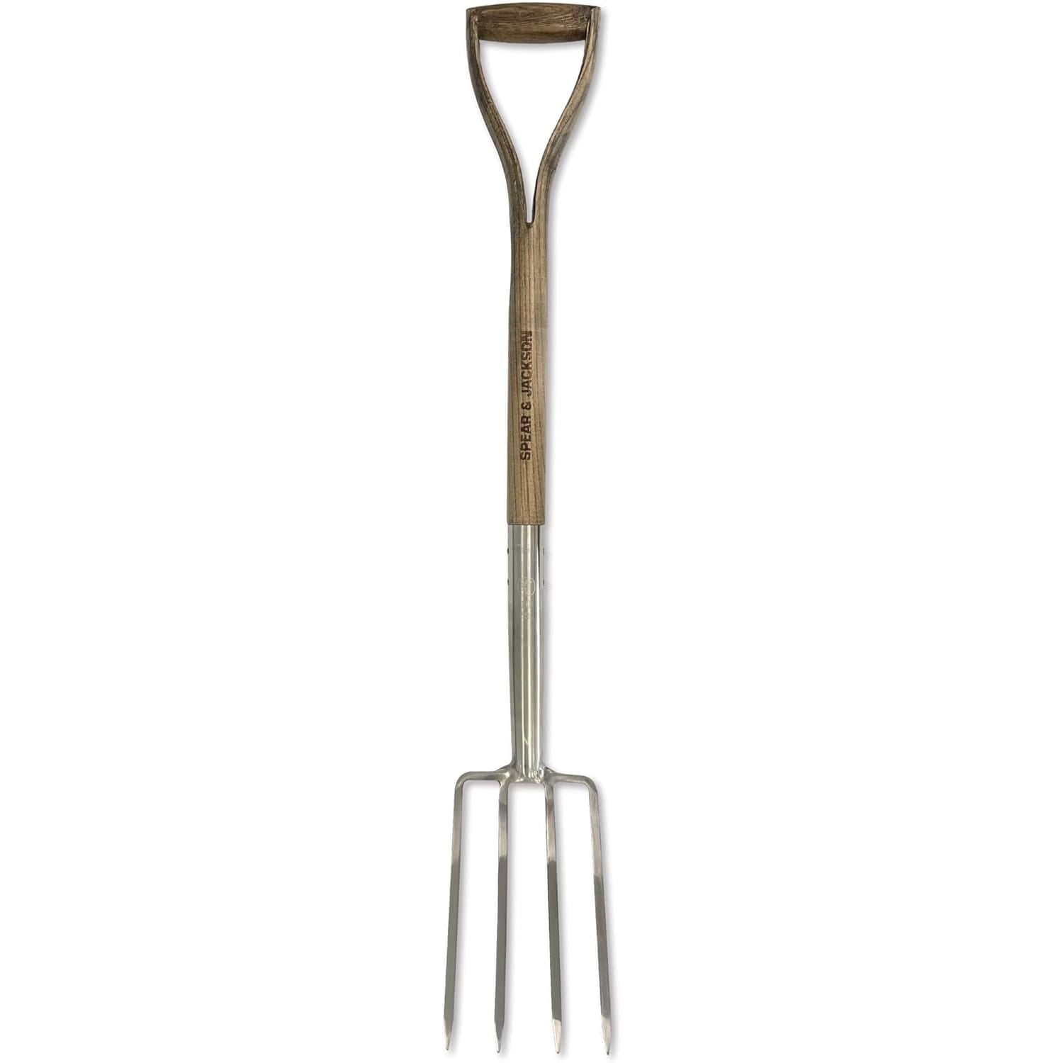 Spear & Jackson Traditional Stainless Steel Border Fork, Durable Heavy ...