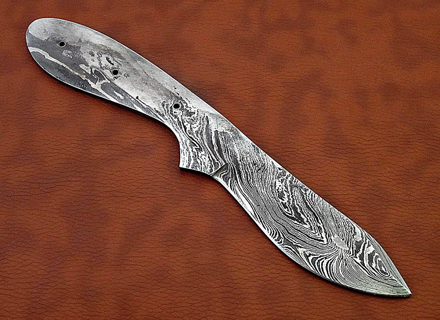 Spear Point Blank Blade Skinning Knife Blank Blade, 8.5 inches Long ...