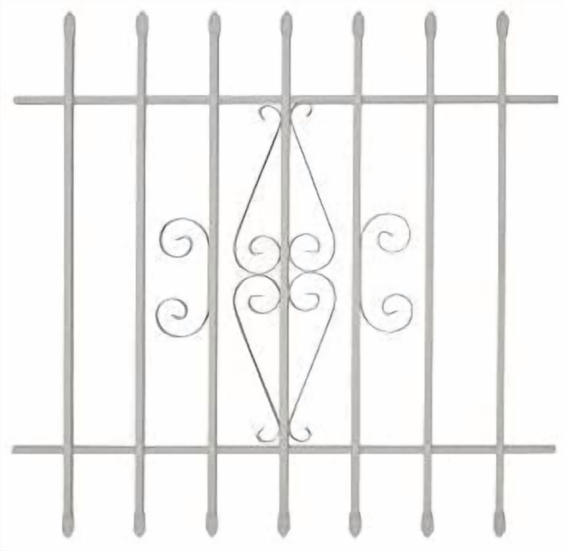 Spear Point Window Bar Guard (36 x 42, White) - Walmart.com