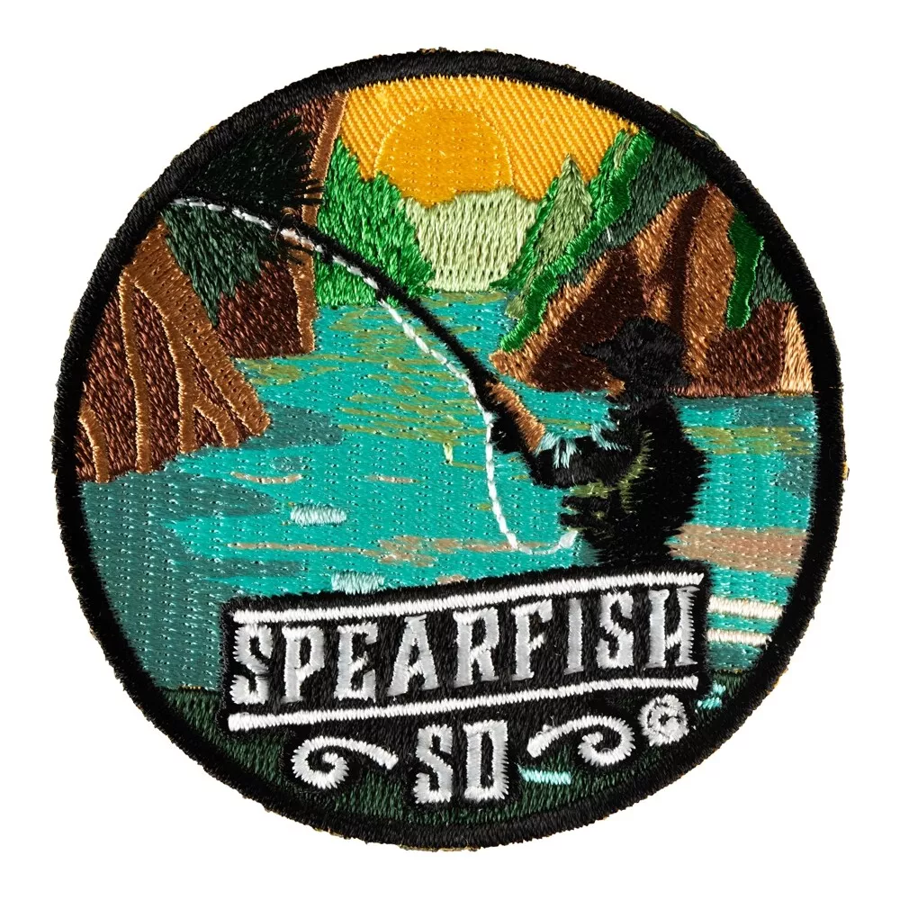 Spearfish Fly Fishing Blue, Green, Sunrise Patch, South Dakota Patches ...