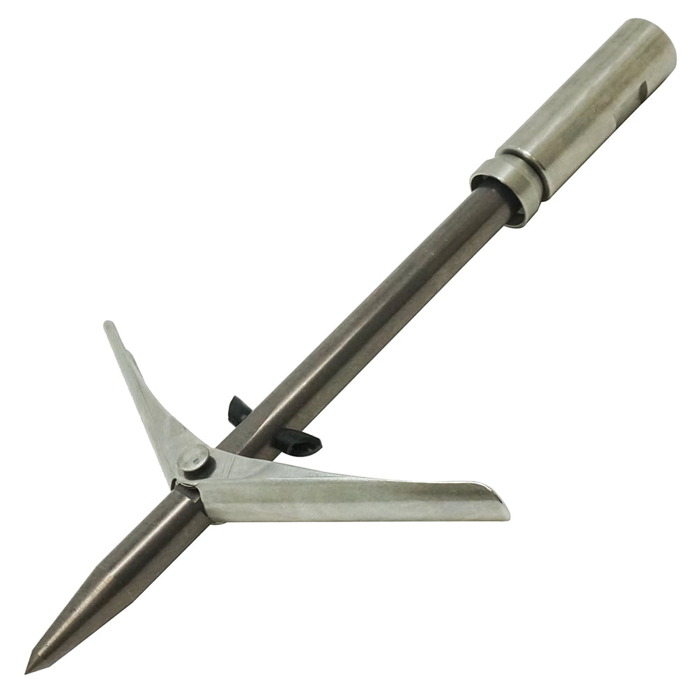 Spearfishing 6.25" Twin Barb Double Wing 6mm Pole Spear Tip w/ Keeper ...