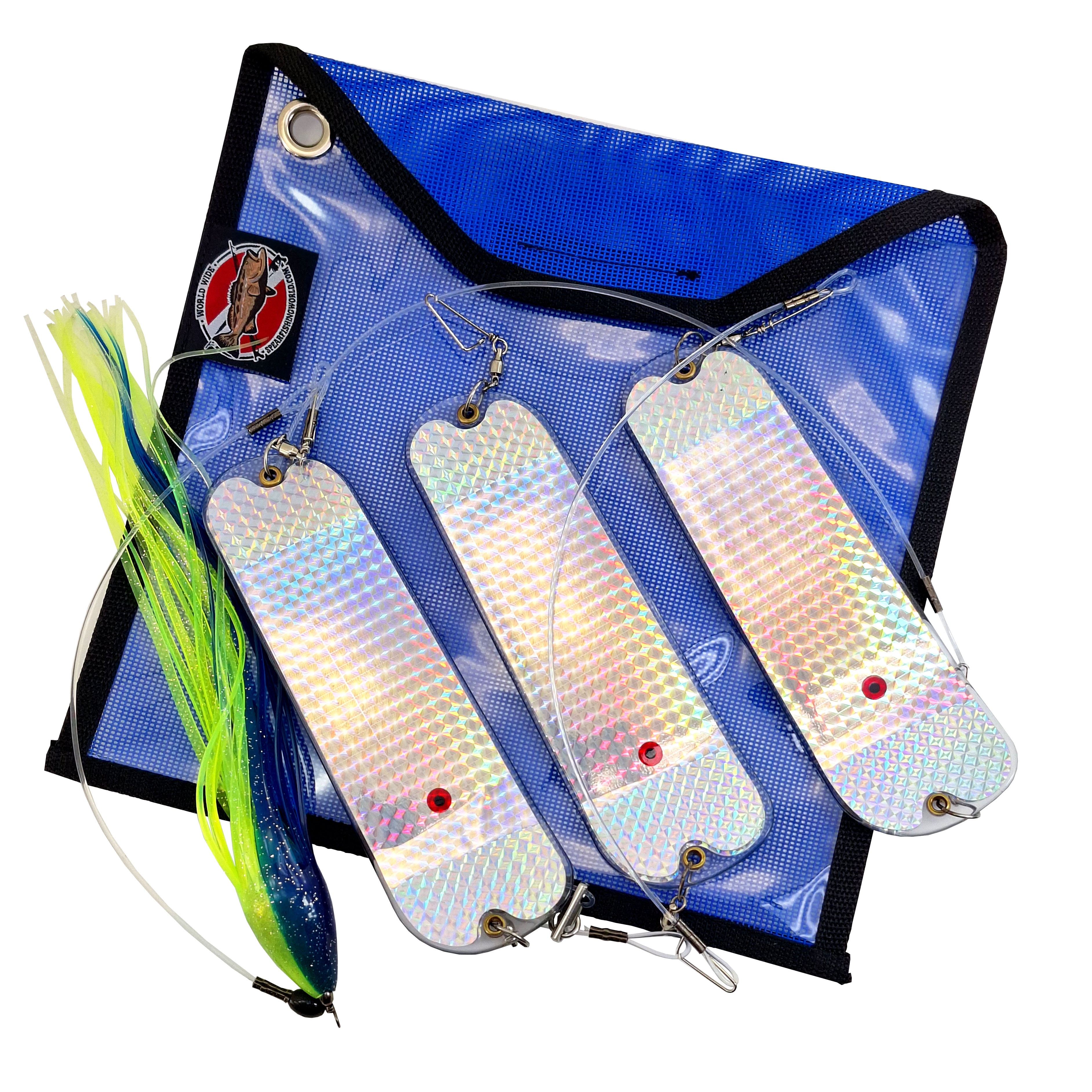 Spearfishing Flasher Kit Reflective Flasher Lure Kit for Attracting and ...