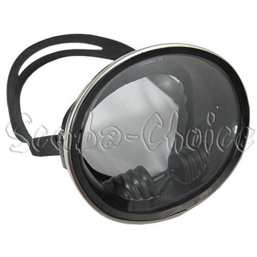 Spearfishing Free Dive Stainless Steel Oval Shape Classic Rubber Mask ...