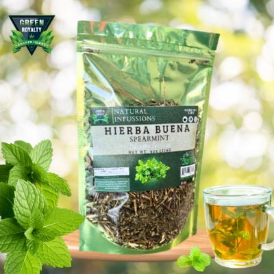 Spearmint Herbal Tea (4oz)- Makes 30+ Cups| Resealable Bag| 100% ...