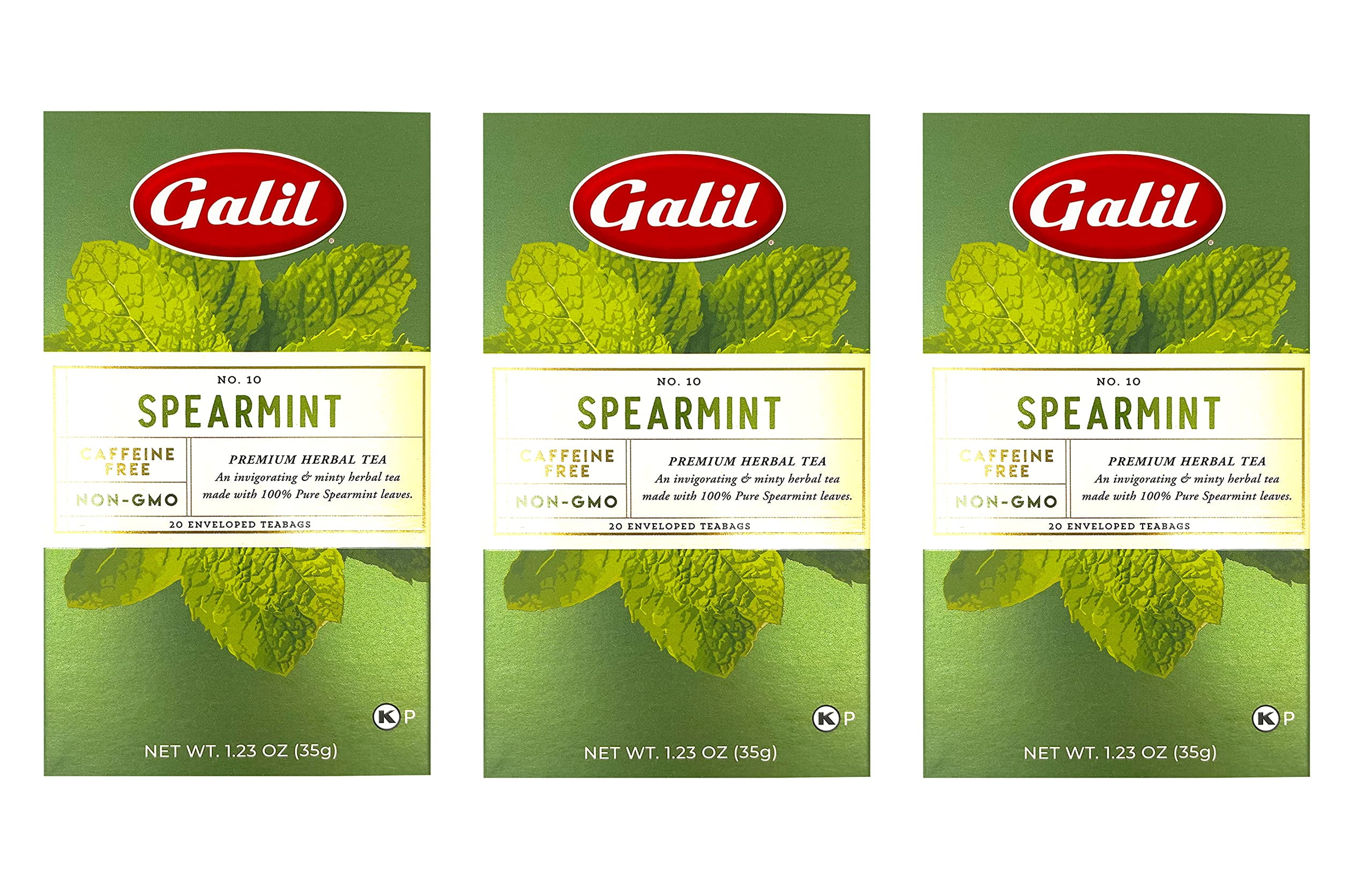 Spearmint Tea - Caffeine-Free Herbal Tea, Certified Kosher Tea - Non ...