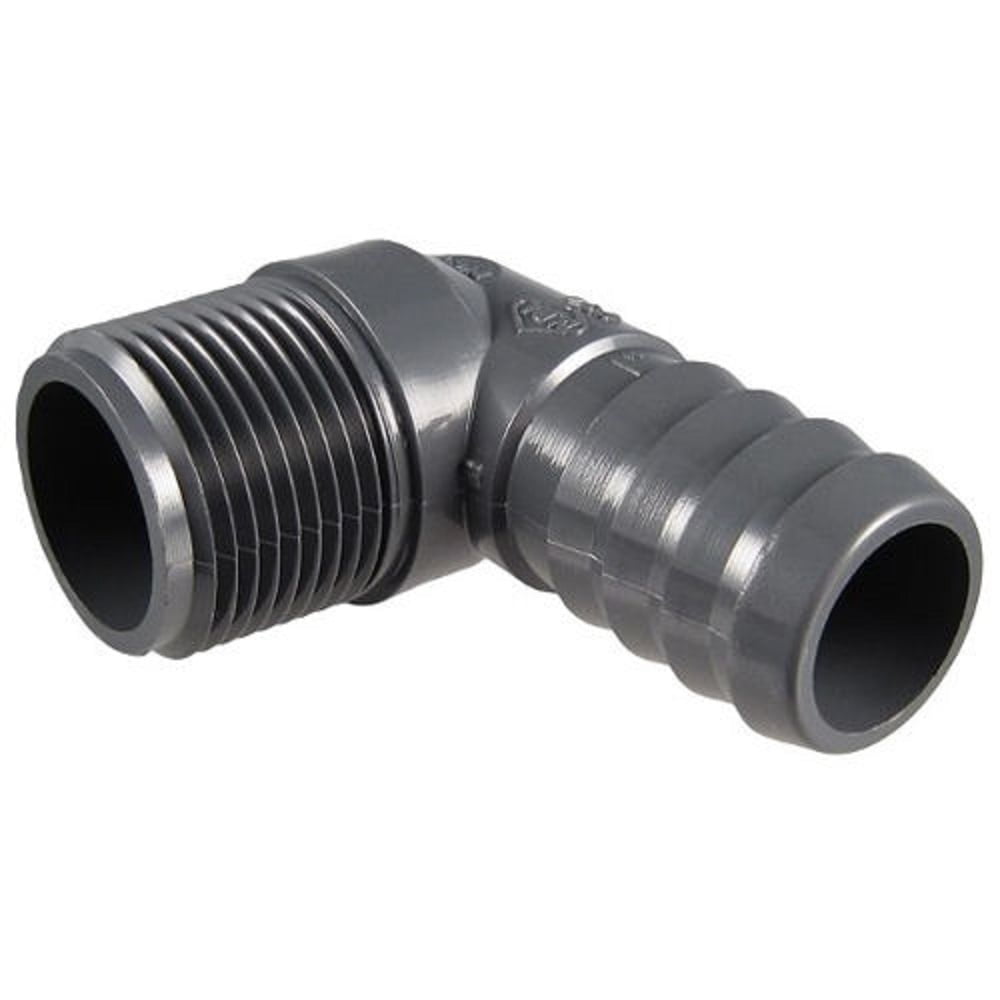 Spears 1413015 1.5" Poly Pipe PVC Insert 90 degree Elbow - Walmart.com